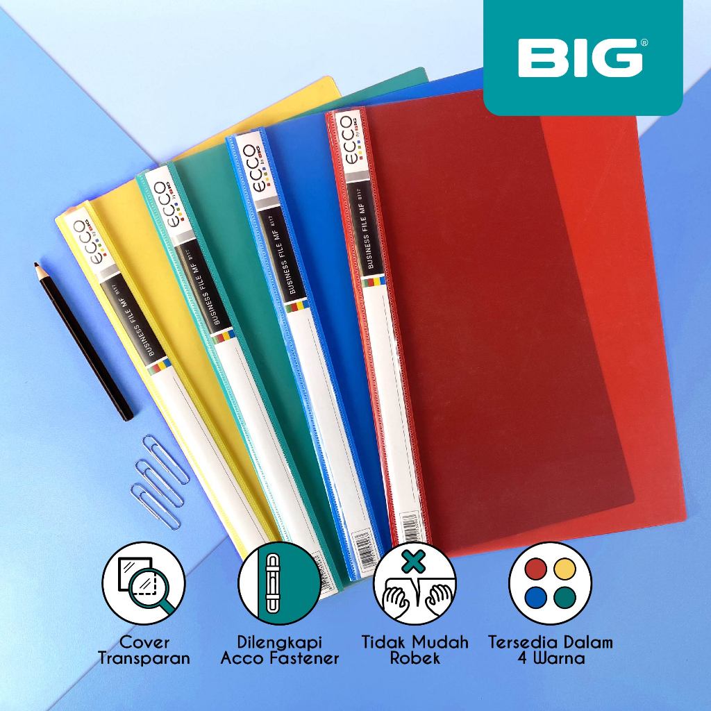Jual 1 Pcs BIG Map Bisnis File F4 Folio Ecco / Map Ako / Business File ...