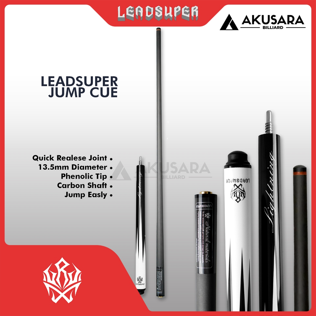 Jual Leadsuper Jump Cue Carbon Shaft Fiber Cue Stik Billiard | Shopee Indonesia