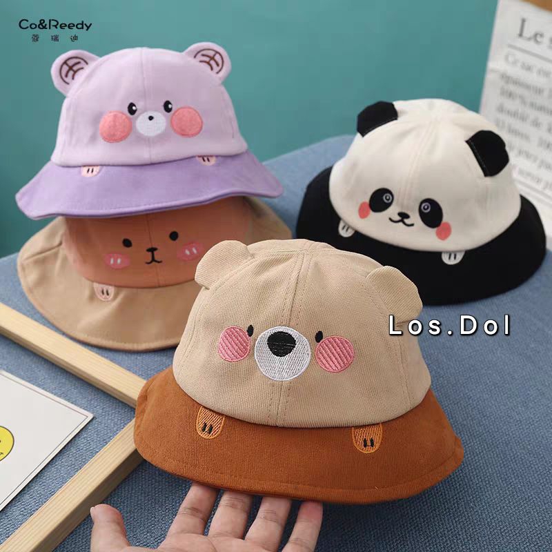 Jual Topi Bucket Tali Dagu Bordir Panda Boneka Anak Laki Perempuan 1-8 ...
