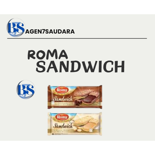 Jual ROMA Sandwich KACANG dan COKELAT 157 GRAM | Shopee Indonesia