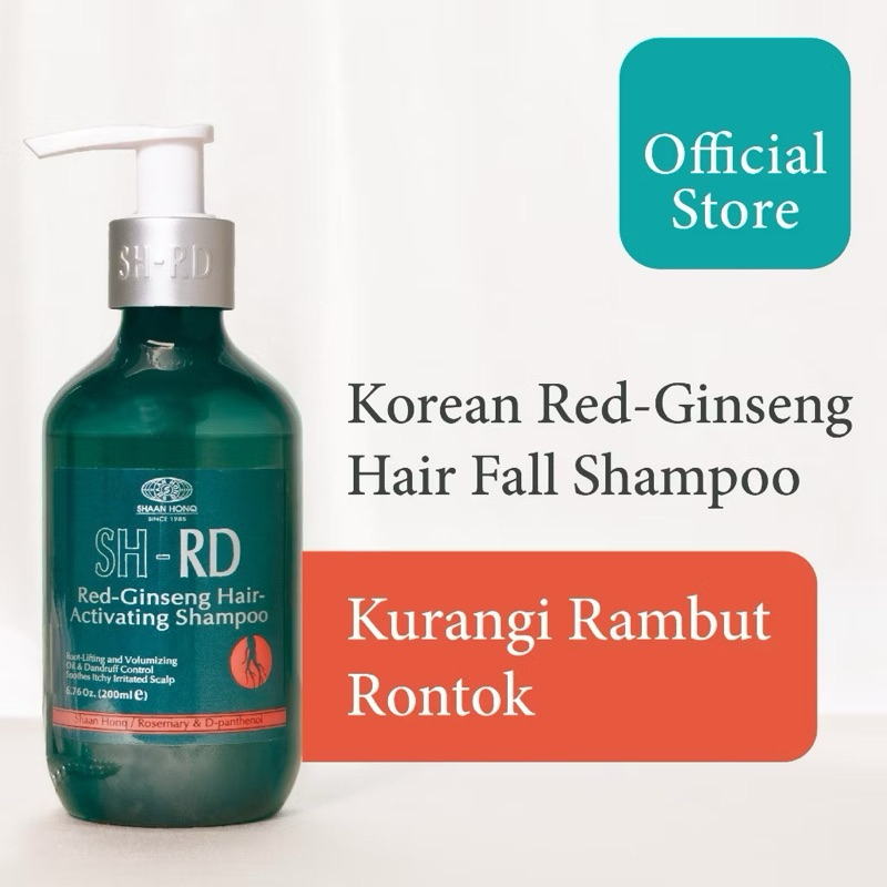 Jual SHRD Red Ginseng Hair Fall Shampoo shampoo rambut rontok tipis ...