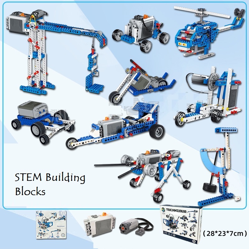 Jual STEM Robotic Creator Block Brick Electric Science Technology Education Building Blocks Blok ...