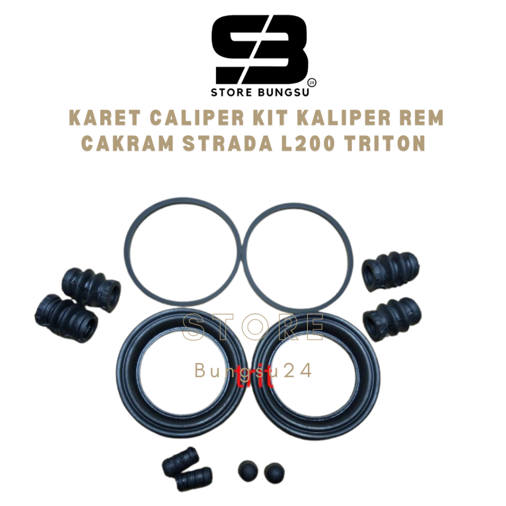 Jual SPAREPART MOBIL KARET CALIPER KIT KALIPER REM CAKRAM STRADA L200 TRITON | Shopee Indonesia