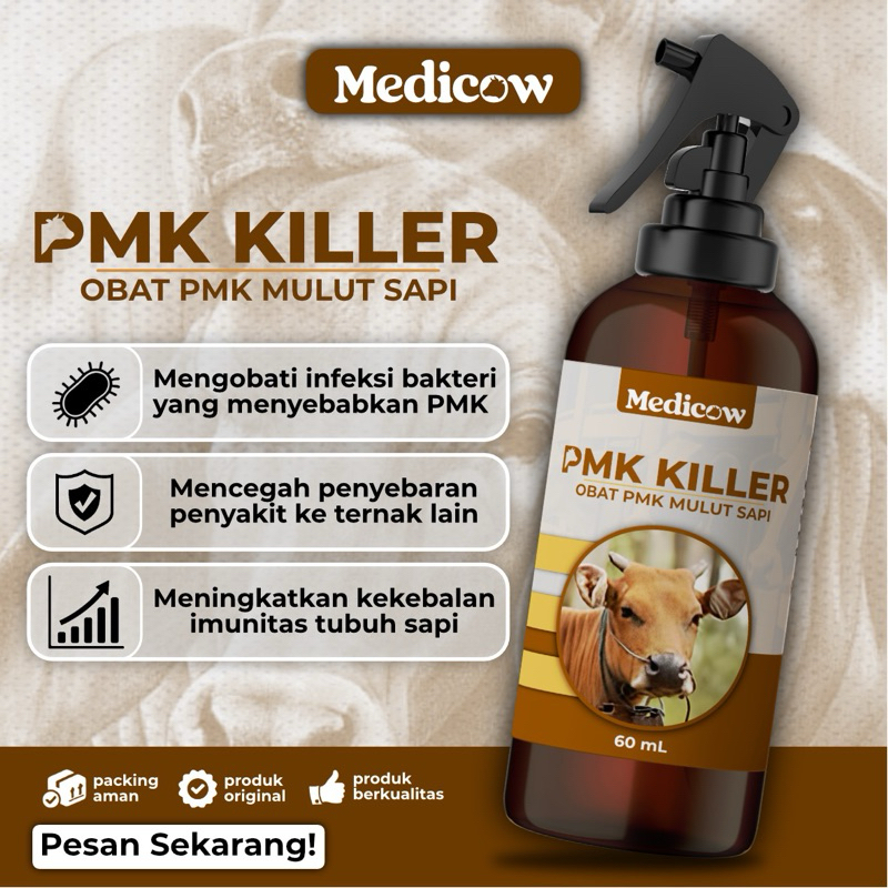 Jual PMK KILLER Obat PMK sapi by medicow 250ml | Shopee Indonesia