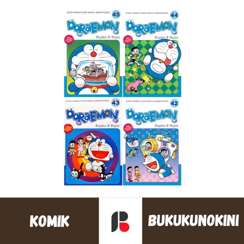 Jual (Elex Media) (Original, Segel) Komik Doraemon Japanese Binding Vol 1 2 3 4 5 6 7 8 9 10 ...