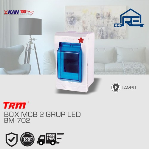 Jual BOX MCB 2 Group Inbow Outbow 2Grup Tutup Plus LED TRM | Shopee ...