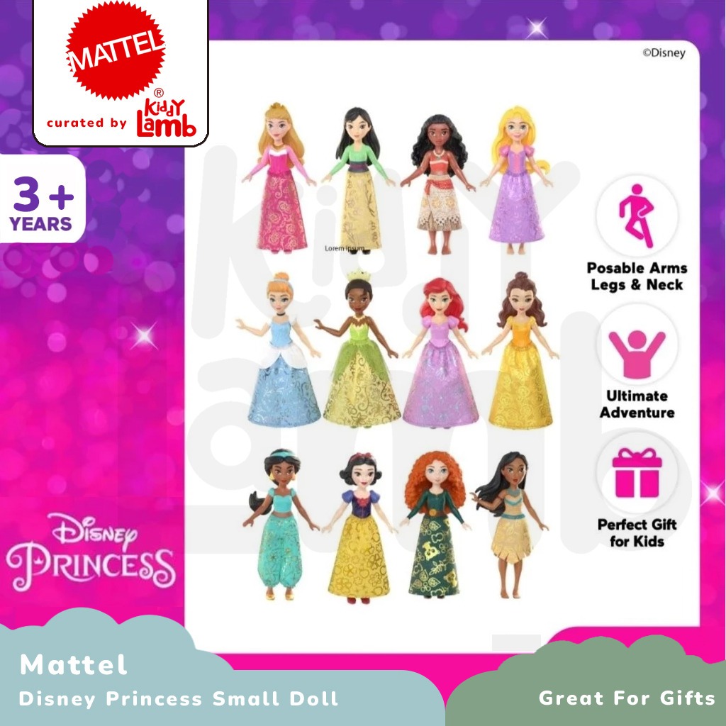 Jual Mattel Disney Princess Doll Character / action figure figurin ...