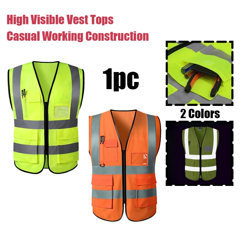 Jual Rompi Safety Reflektif Multi Pocket Safety Vest Rompi Proyek Rompi ...