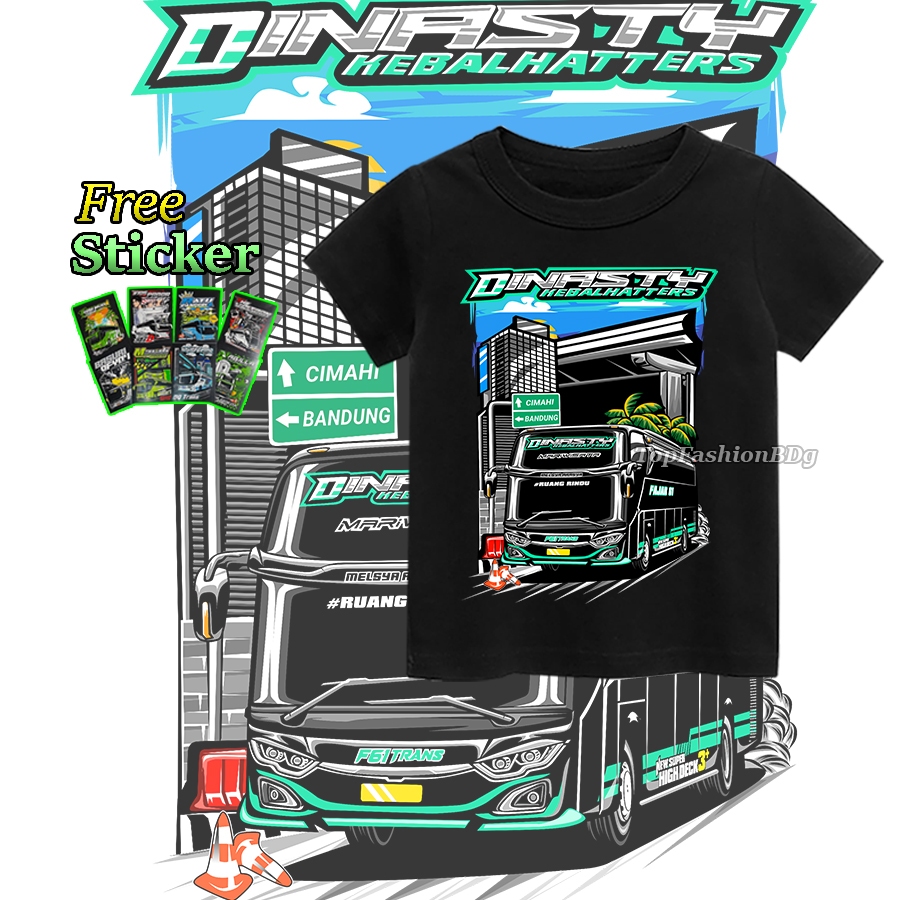 Jual Baju Anak Bus DINASTY JETBUS 5 Kaos Vektor Bus Telolet Anak Laki-Laki 1-12 Tahun | Shopee ...