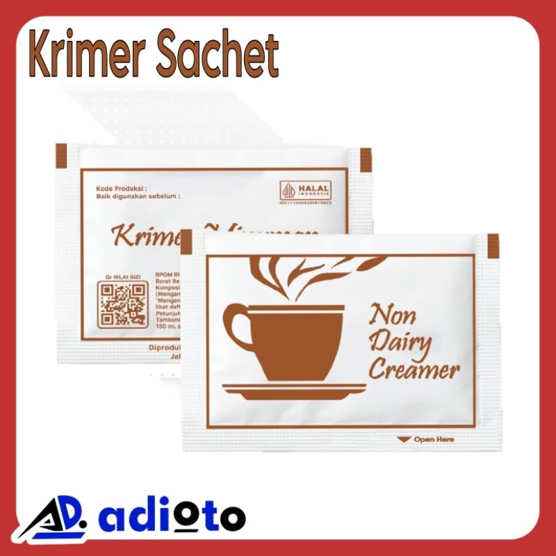 Jual Krimer Sachet isi 250pcs / Creamer Sachet / Non Diary Creamer ...