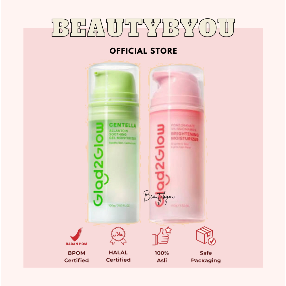 Jual G2G GLAD2GLOW MOISTURIZER POMEGRANATE NIACINAMIDE / CENTELLA ...