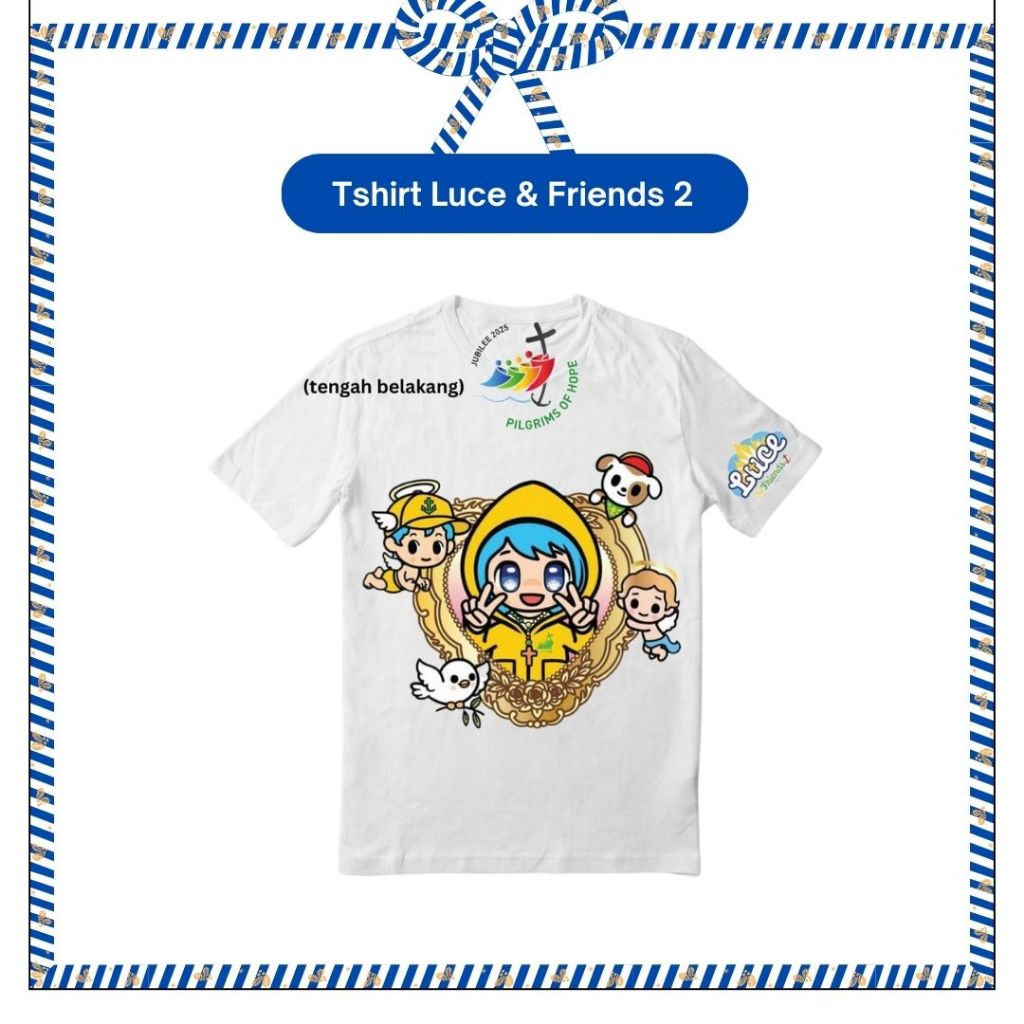 Jual (Pre Order) Kaos Luce & Friends Dewasa-Desain 2 Kaos Yubelium ...