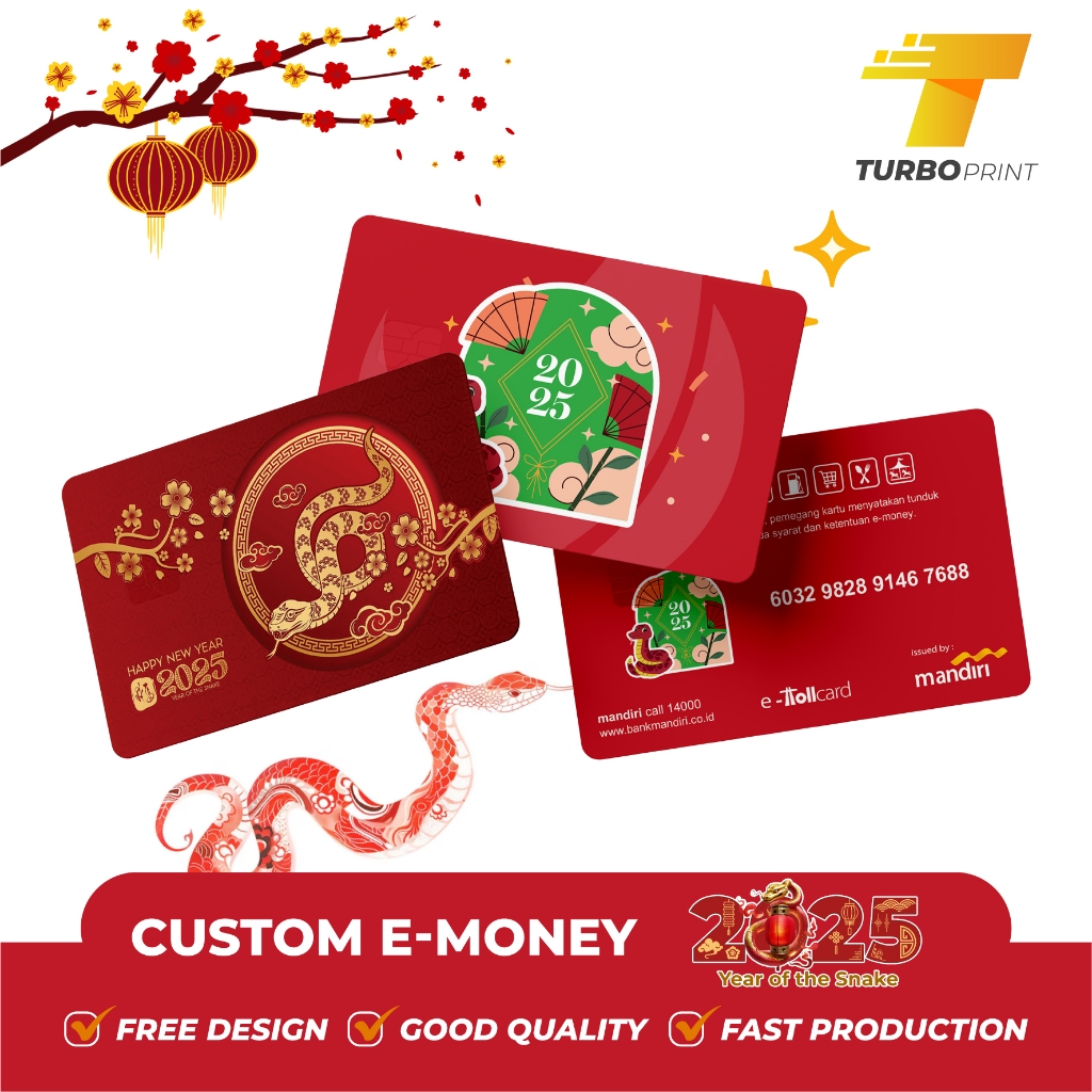 Jual E MONEY / FLAZZ SPECIAL TAHUN BARU CHINESE NEW YEAR IMLEK SOUVENIR KUE KERANJANG ...