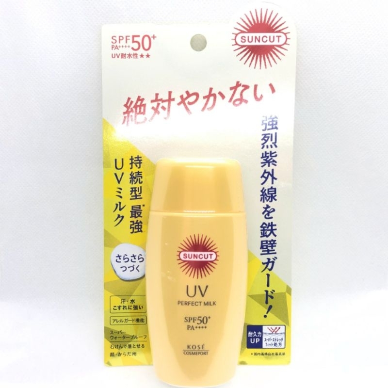 Jual SUNCUT UV Perfect Milk 50ml / Perfect Gel N 120g SPF 50+ Pa++++ Sunscreen for Face and Body ...