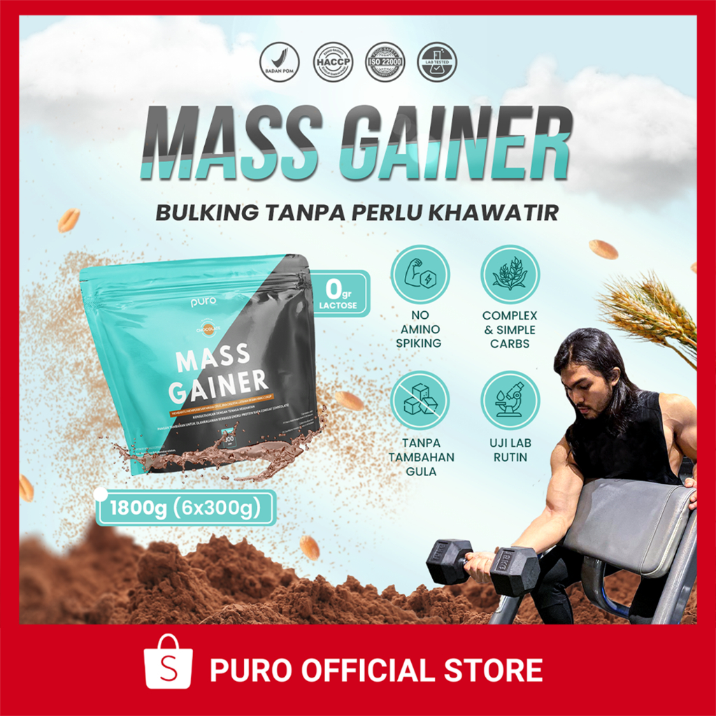 Jual PURO Mass Gainer Weight Gain Susu Protein Penambah Berat Badan ...