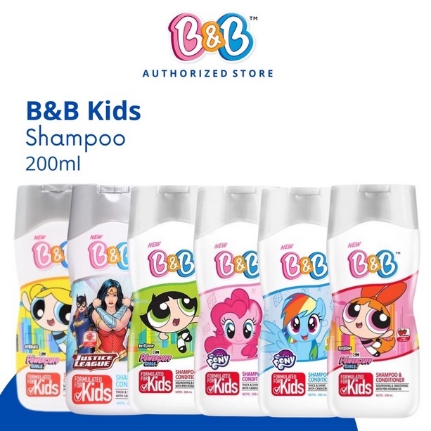 Jual B&B Kids Shampoo & Conditioner Anak 200ml | Powerpuff Girl Series ...