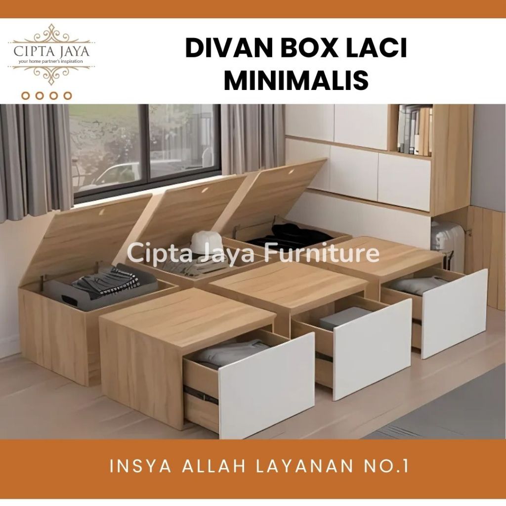 Jual Dipan Divan Box Laci TacoSheet Tanpa Sandaran Tempat Tidur ...