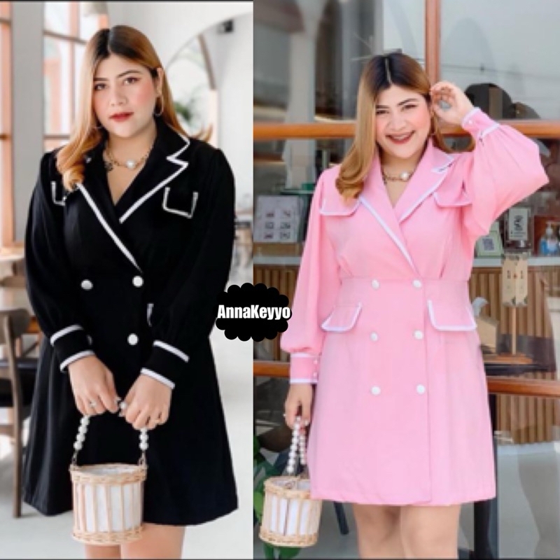 Jual BIGSIZE JUMBO BAJUKANTORJUMBO SIZE L-8XL plussizedress curvydress jumbo bigsize bajubigsize ...