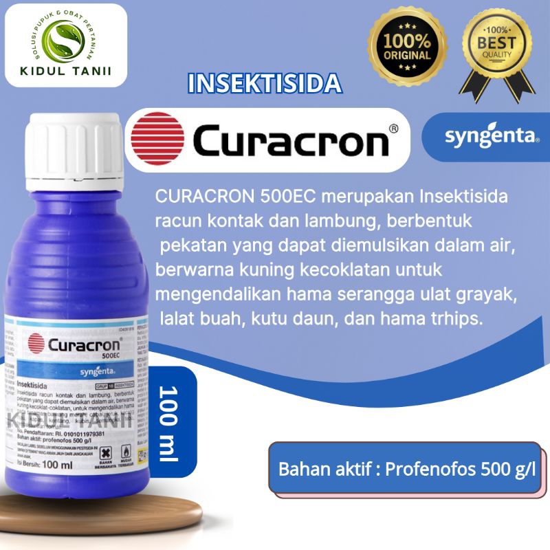Jual CURACRON 500EC- 100ml INSEKTISIDA RACUN HAMA ULAT KUTU TRIPS DAN ...