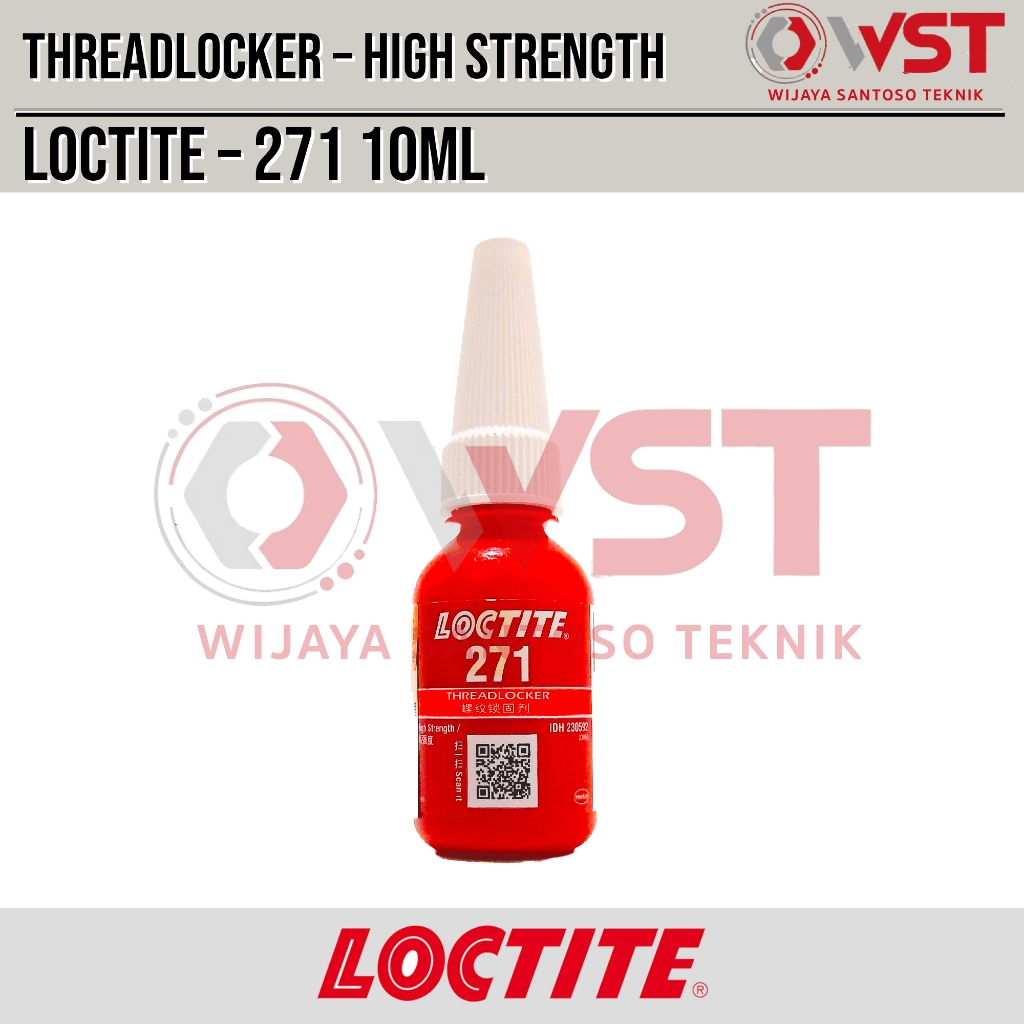 Jual Henkel Loctite 271 10ml Threadlocker High Strength Merah Permanen ...