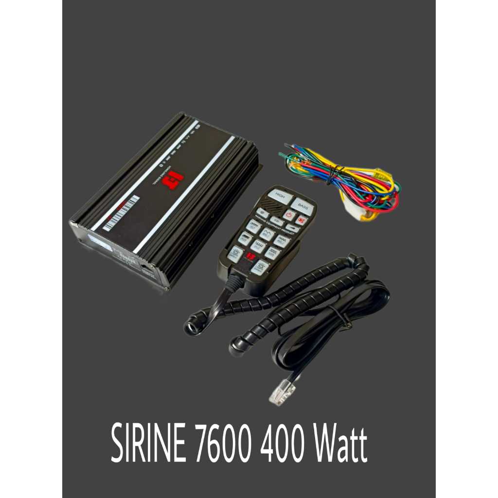 Jual Modul Sirine emergency horn tipe model 7600 400wat bisa pakai 2 ...