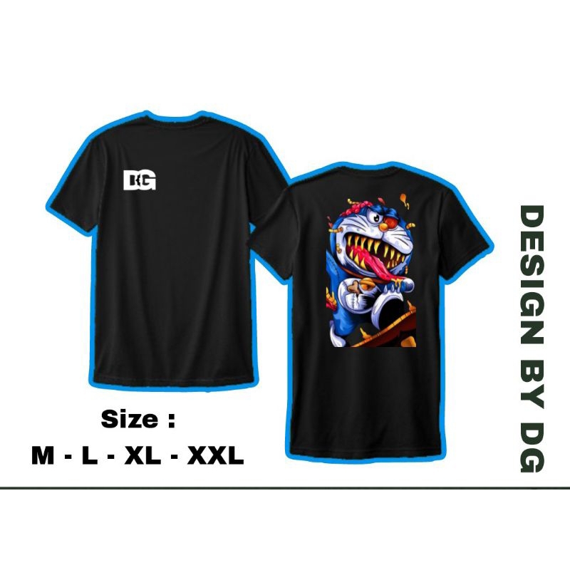 Jual DORAEMON KILLER T-SHIRT PREMIUM BOYS/GIRL BY DG OROGINAL | Shopee ...