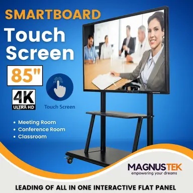 Jual MAGNUS MAGNUSTEK 85 INCH 4K ALL IN ONE INTERACTIVE SMARTBOARD FLAT PANEL TOUCH SCREEN ...