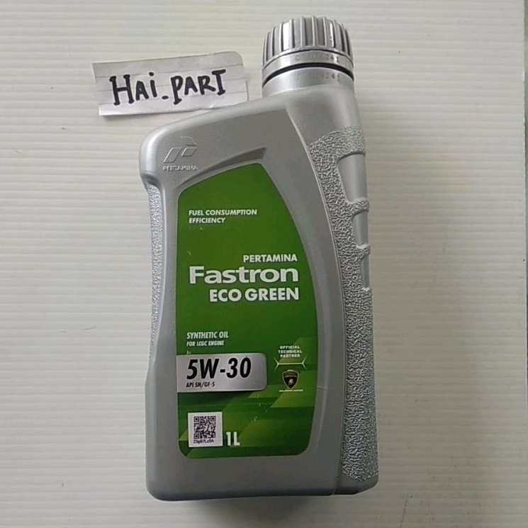 Jual FASTRON ECOGREEN 5W 30 ISI 1 Liter | Shopee Indonesia