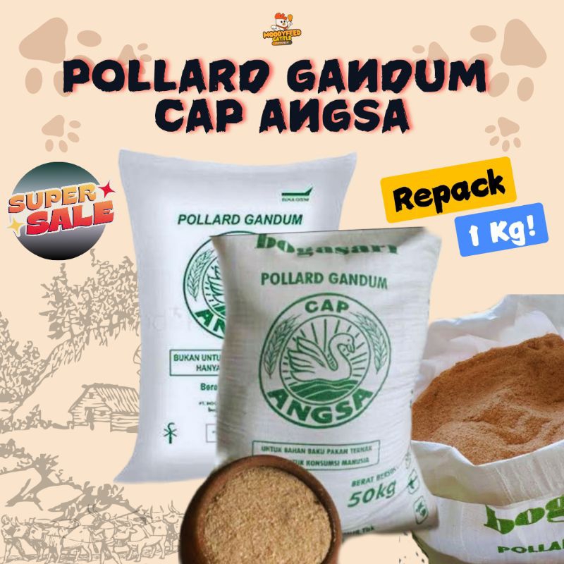 Jual POLLARD GANDUM CAP ANGSA PAKAN HEWAN TERNAK POLAR 5KILO | Shopee ...