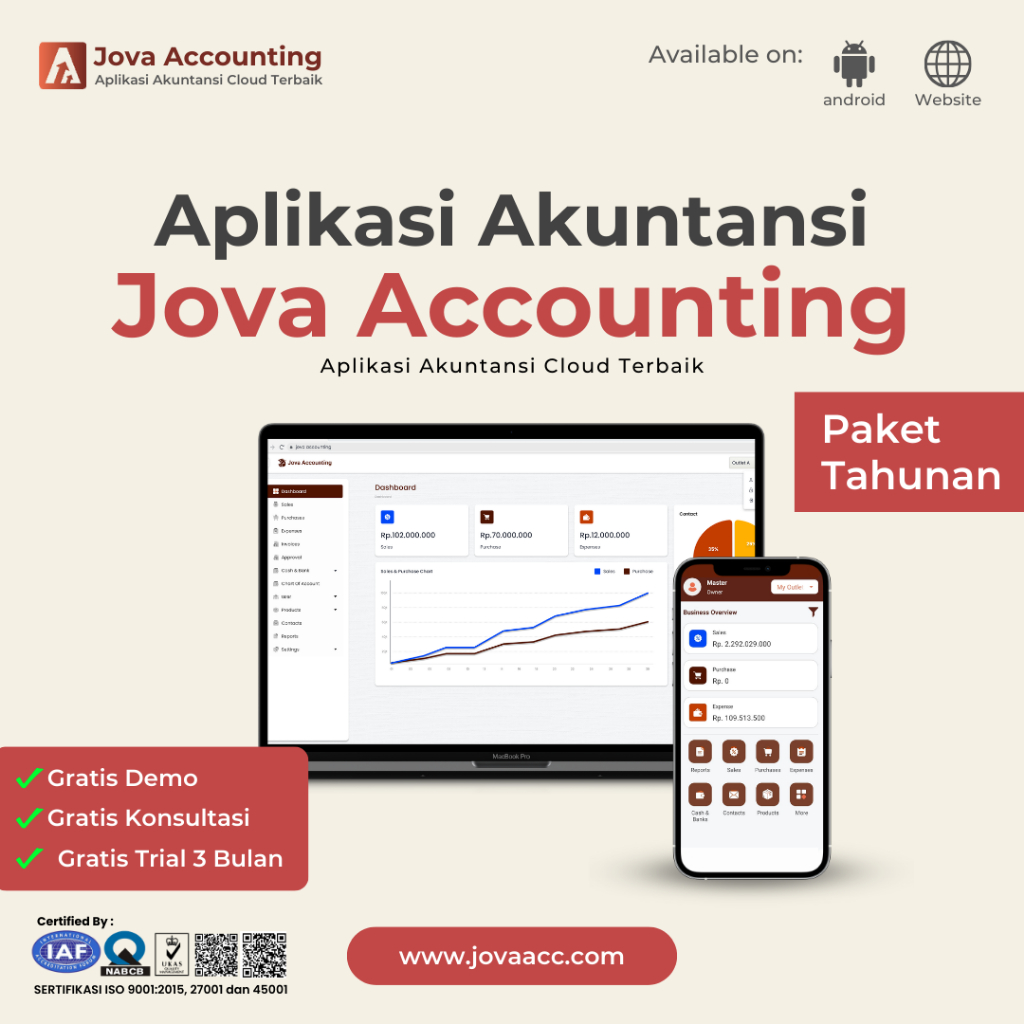 Jual Sistem Aplikasi Accounting - Jova Accounting Tahunan | Shopee ...