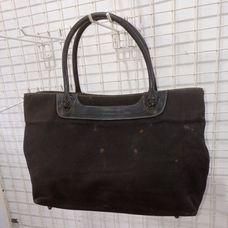 Jual COMODITEE canvas handbag -preloved -alas 14x36cm tinggi 25cm ...