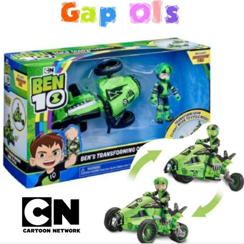 Jual Mainan Ben 10 Ben's Transforming Omni Cycle Ben 10 Ben's ...