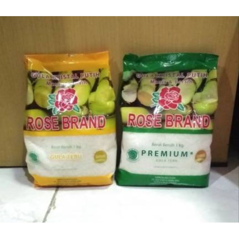 Jual Gula pasir Rose Brand 1kg kemasan | Shopee Indonesia