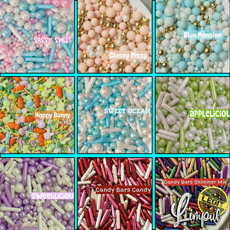 Jual MIX COLOR 100 GR Sprinkle Trimit Springkel 100gr Sprinkles Cake ...
