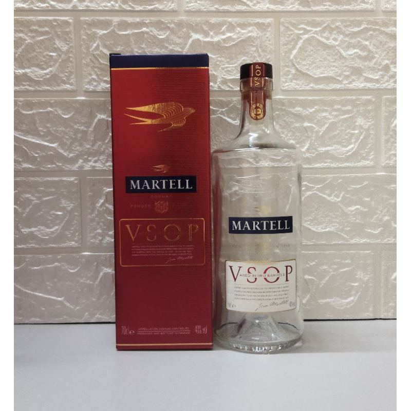 Jual Botol Kosong Martell Vsop + Box 700ml | Shopee Indonesia