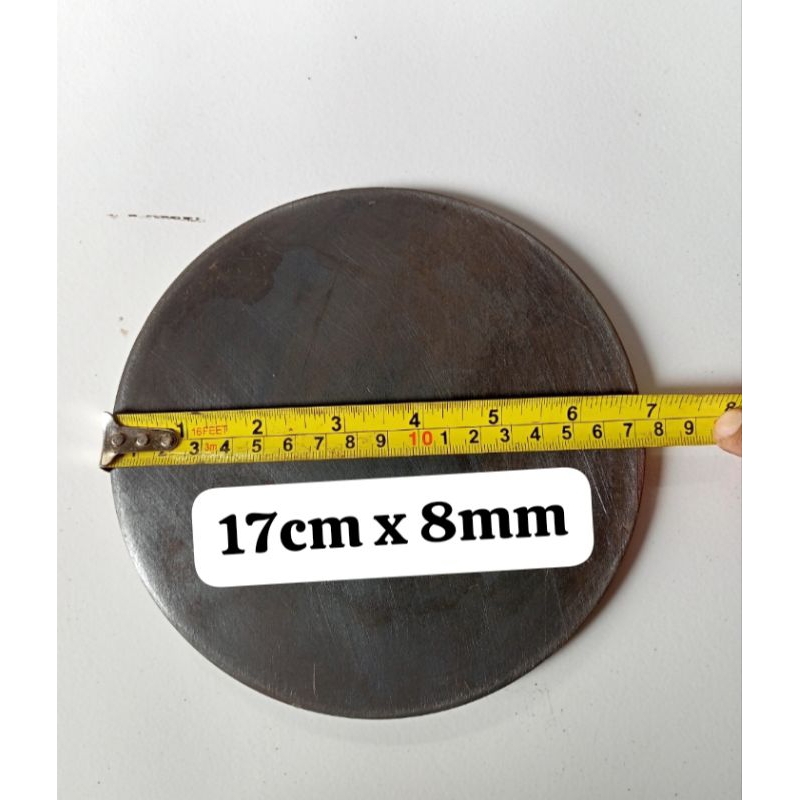 Jual TAPAK LAYOS UKURAN ( DIAMETER X TEBAL ) 17,3CM X 8MM PLAT BESI ...