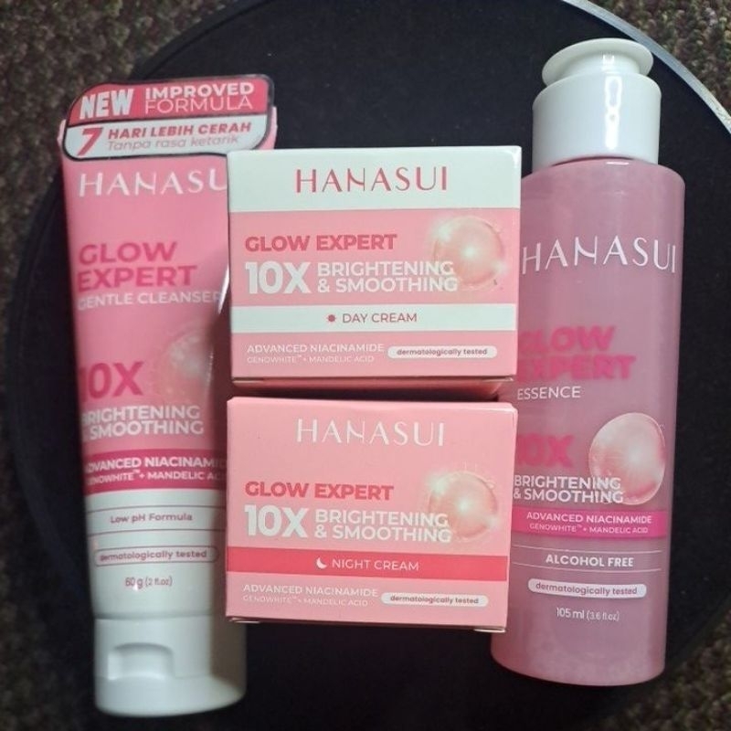 Jual hanasui paket glow isi 4 tanpa pouch/tas | Shopee Indonesia
