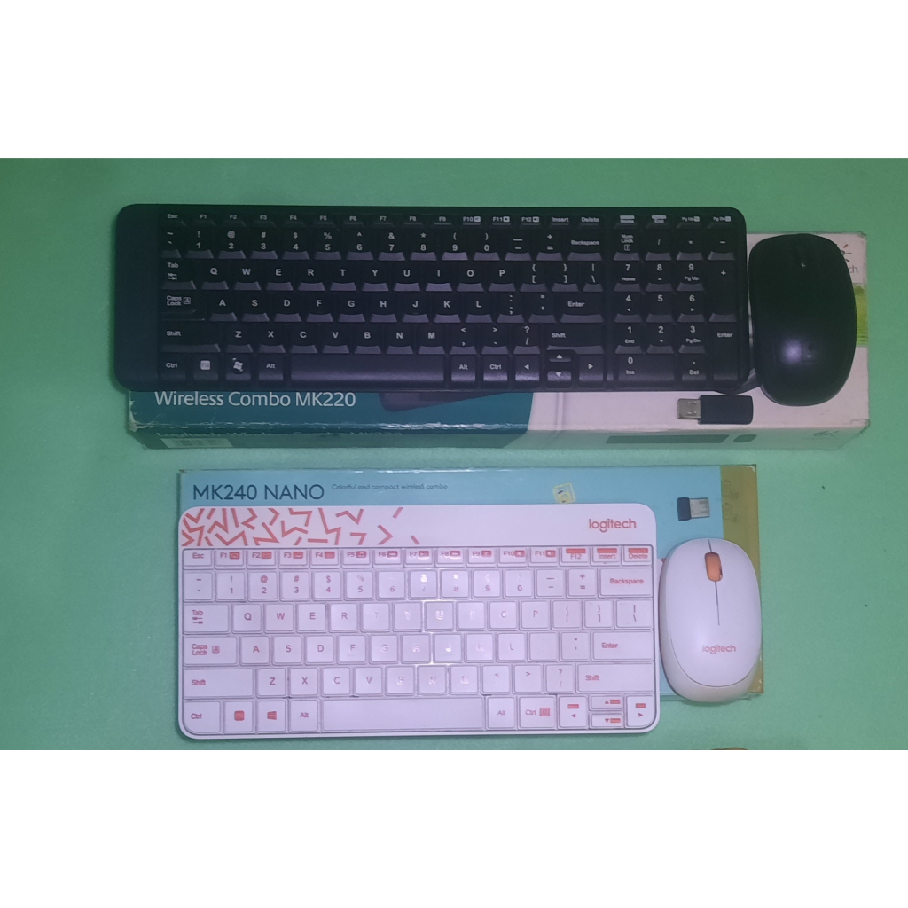 Jual Logitech MK240 NANO Keyboard Wireless - RUSAK | Bonus MK220 MATI ...