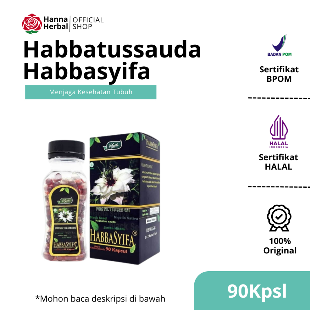 Jual Habbatussauda Habbasyifa 90/200kaps | Shopee Indonesia