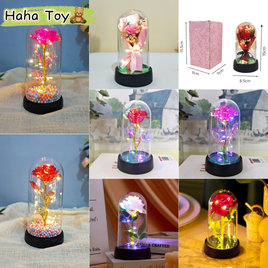 Jual HAHA TOY Flower LED Lampu Bunga Mawar Dekorasi Bunga Plastik ...
