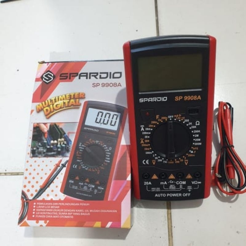 Jual Multitester / avometer digital besar DT9205A klop spardio jackman ...