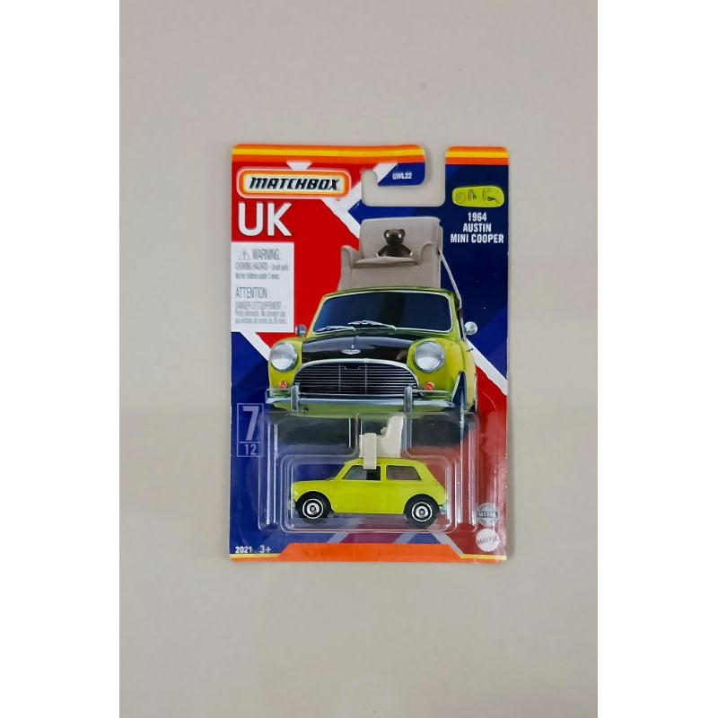 Jual Matchbox Austin Mini Cooper Mr. Bean Matchbox UK | Shopee Indonesia