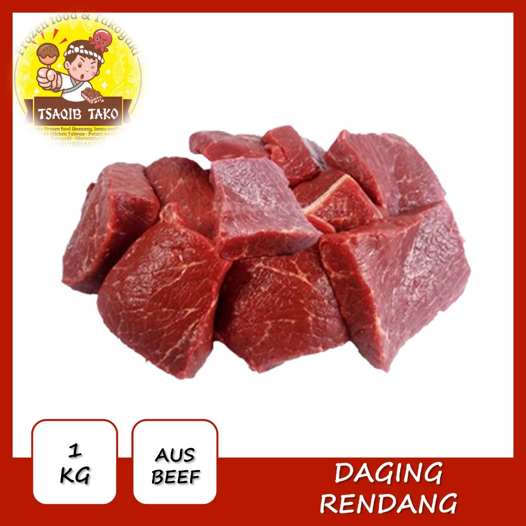 Jual PROMO Daging Rendang Utuh - 1 Kg AUS BEEF | Shopee Indonesia