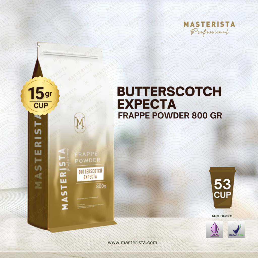 Jual Masterista Bubuk Minuman Butterscotch 800gr | Shopee Indonesia