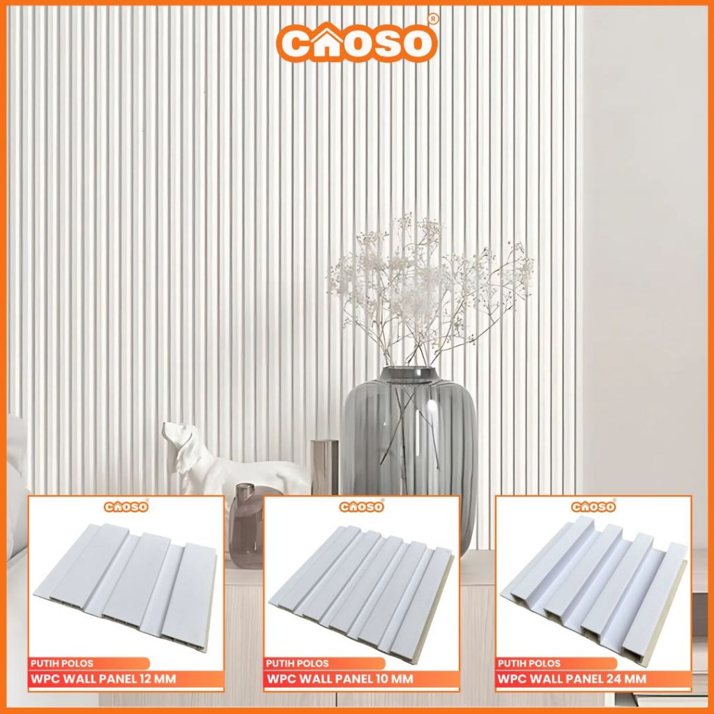 Jual Wpc Wall Panel Putih Polos 3 Meter 300cm | Wallpanel Pvc Dinding ...