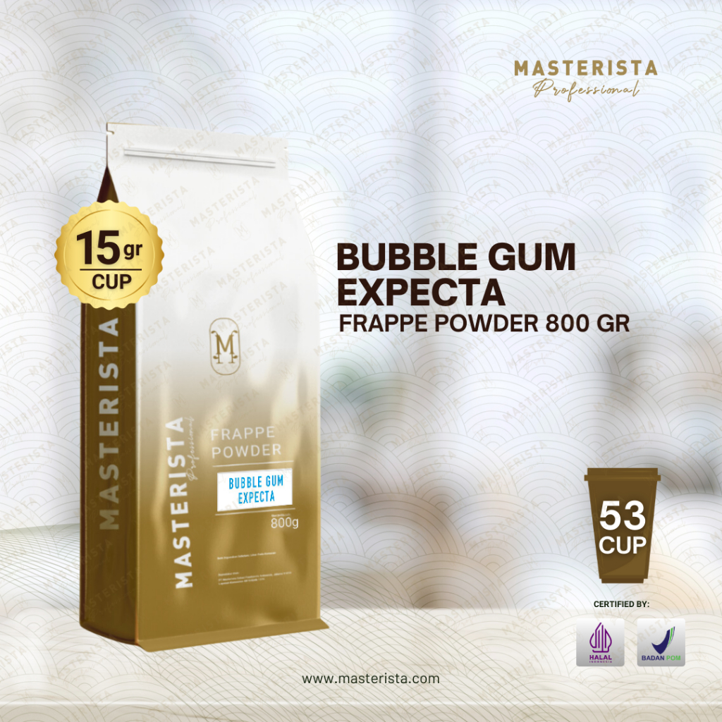 Jual Masterista Bubuk Minuman Bubble Gum Expecta Masterista 800gr ...