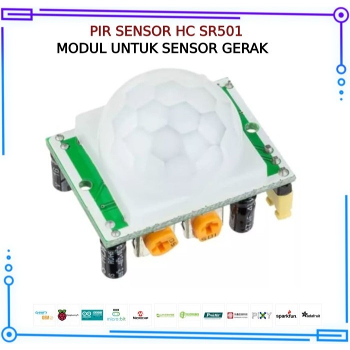 Jual HC SR 501 PIR Motion Sensor / SR501 Sensor Gerak Module | Shopee ...