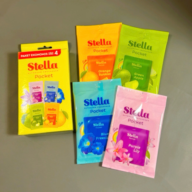 Jual [ISI 4] Stella Pocket Bathroom Pengharum & Pewangi Kamar Mandi ...