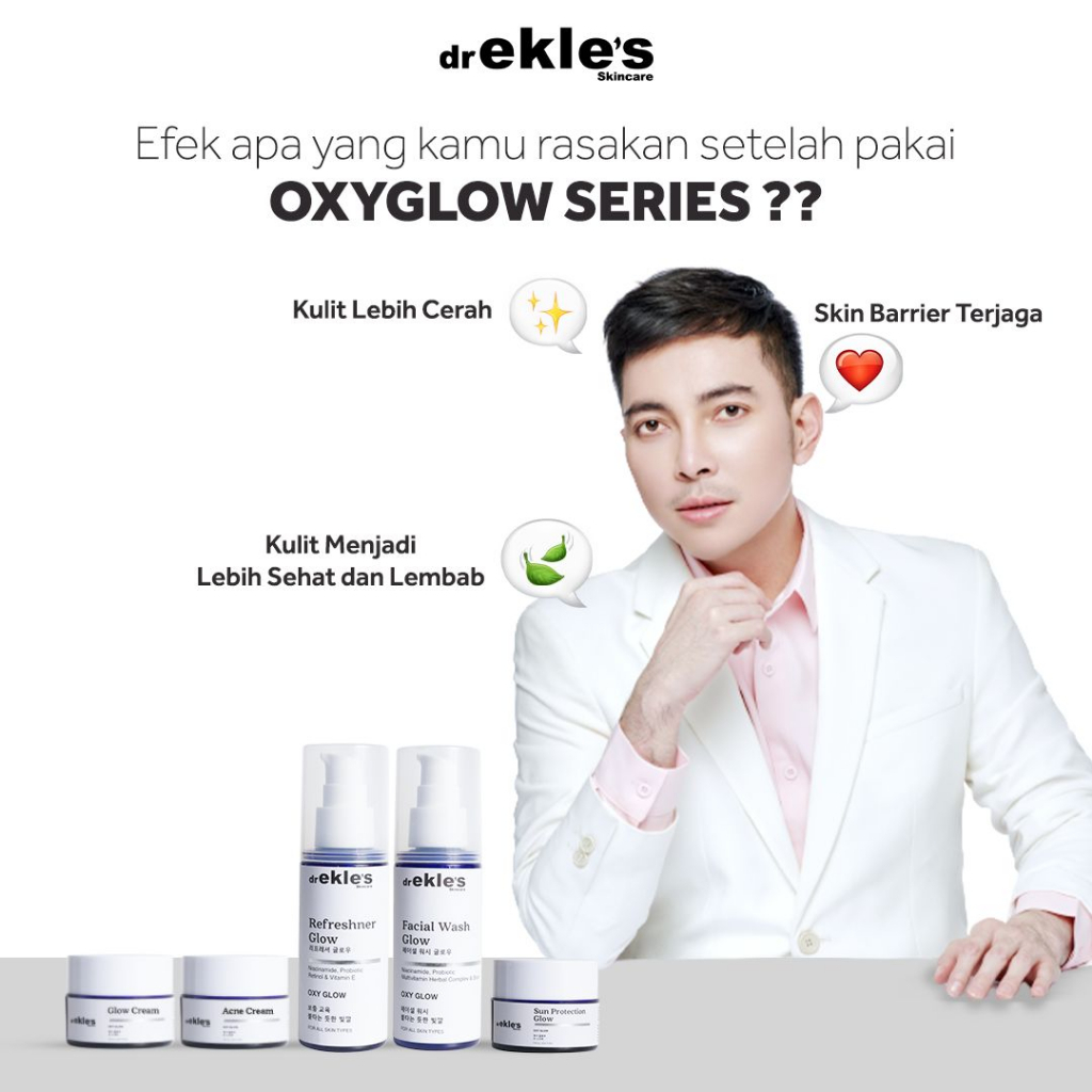 Jual dr Ekles Skincare - Paket Oxy Glow Brightening with Toner - Paket ...