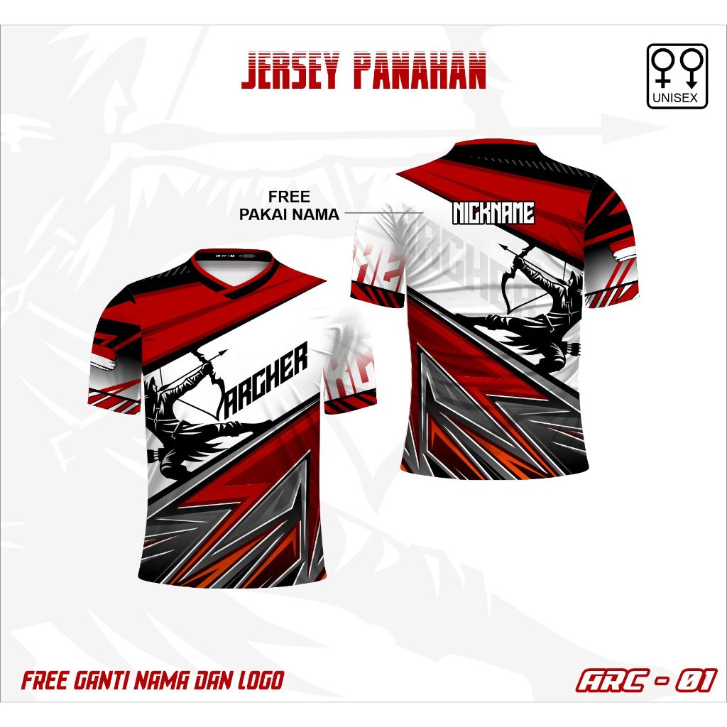 Jual Baju panahan jersey olahraga archer kaos archery panahan | Shopee ...